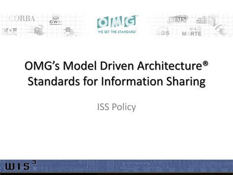 Pdf Omgs Model Driven Architecture® Standards For Information
