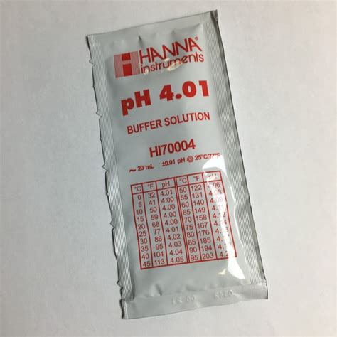ph 4 0 buffer solution sachet dosing solutions