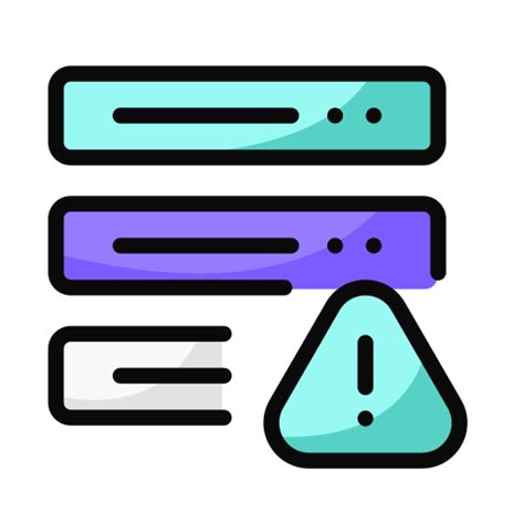 Server Generic Color Lineal Color Icon Server Generic Color Lineal Color Icon