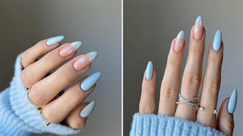 Pastel Blue Nails