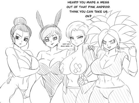 Rule 34 4girls Abs Android 18 Angel Dragon Ball Big Breasts Black