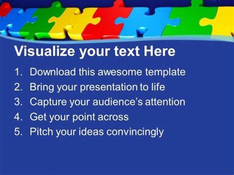 puzzles to represent dependency of any process powerpoint templates ppt