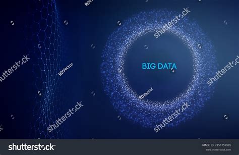 Big Data Technology Background Binary Code Stock Vector Royalty Free