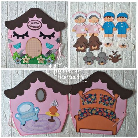A Casa Sonolenta Compre Produtos Personalizados No Elo7