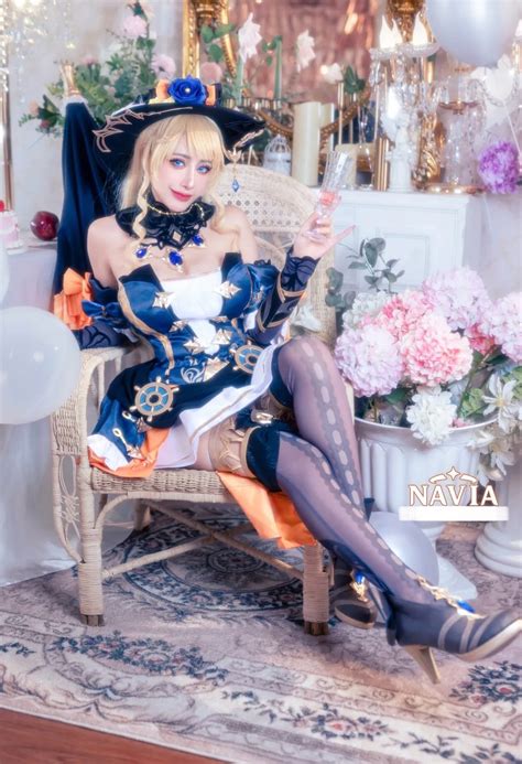 Navia Cosplay By Byoru Genshin Impact Hoyolab