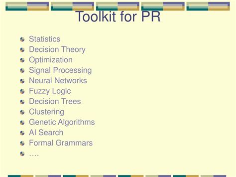 Ppt Spoken Dialog Systems And Voice Xml Intro To Pattern Recognition Powerpoint Presentation