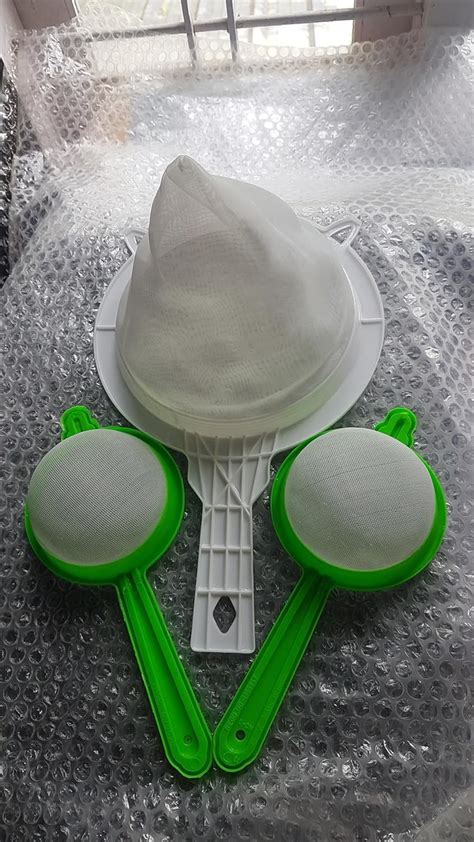 Premium Plastic Double Mesh Strainerfilter Set Of 2 For Milk Diaryjuice