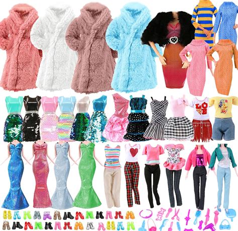 70 Pcs Clothes And Accessories For 115 Inch Doll 7 Party