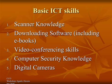 Basic Ict Skillsccodec10 Pptx