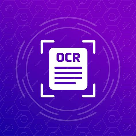 Premium Vector Ocr Optical Character Recognition Icon For Web