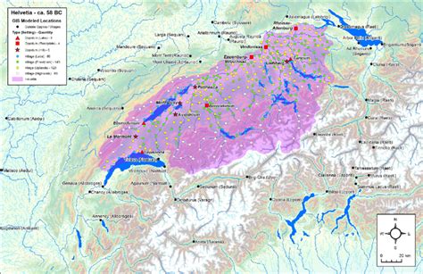 Locations Modelled In The Gis Simulation Download Scientific Diagram