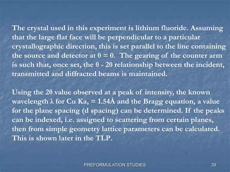 Preformulation Stability Studies Physicochemical Parameters Affecting Preformulation Ppsx