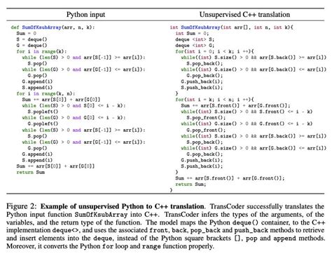 translation between c python and java source code learnt in a fully