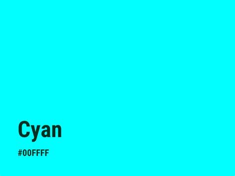 Cyan Color Meaning Shades And Color Codes