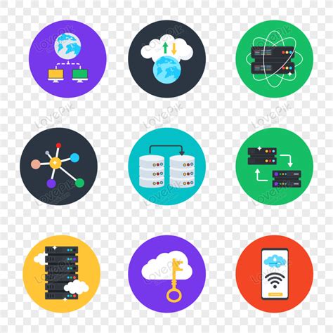 빅 데이터 아이콘 Png 일러스트 무료 다운로드 Lovepik