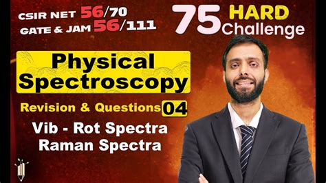 Physical Spectroscopy 04 75 Hard Challenge Iit Jam Csir Net Gate 2024 Vigyan Vriksh
