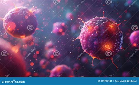 Microscopic View Of Virus Particles Stock Illustration Illustration Of Virus Viral 319257941