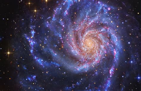Spiral Galaxy M101 Detail Pinwheel Galaxy Spiral Galaxy Galaxies
