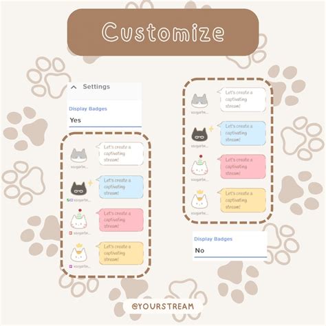 Cute Cat Stream Chat Widget L Twitch Chat Widget L Chatbox For Streamer L Minimal And Simple L