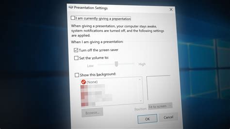 2 Methods To Enable Disable Presentation Settings In Windows 10