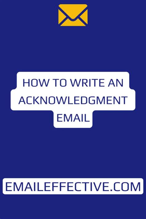 How To Write An Acknowledgment Email