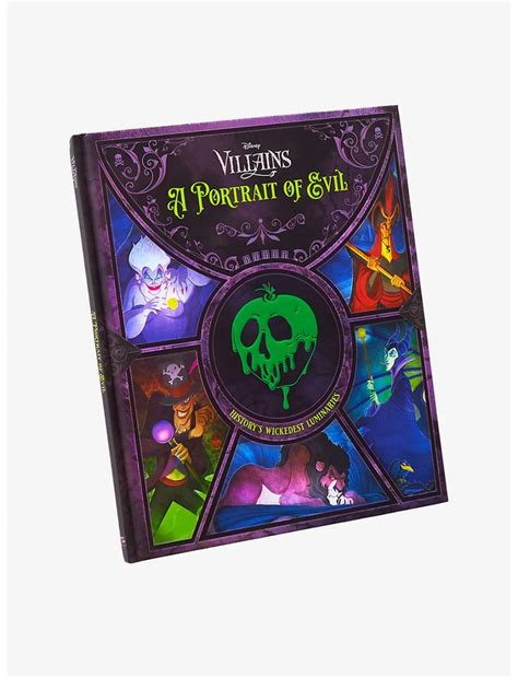 Disney Villains A Portrait Of Evil Book Hot Topic Disney Villains