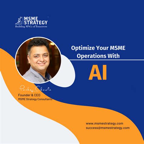 Optimize Your Msme Operations With Ai Msme Strategy