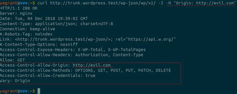 45477 disable rest api reflection of request origin header in