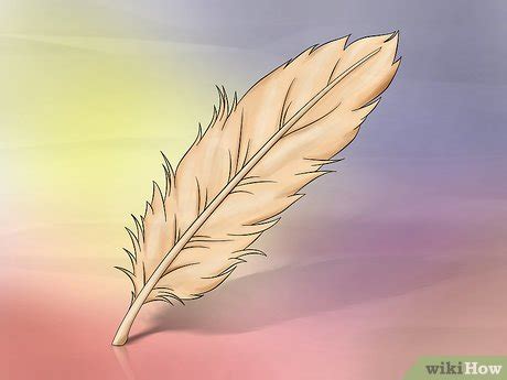 How To Draw A Feather 4 Easy Steps With Pictures