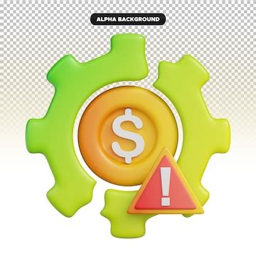 Financial Risk And Economic Warning Icon Premium Psd