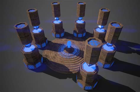 Stone Arch 3d Render Digital Art By Apuart