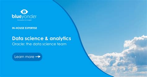 data science and analytics blue yonder