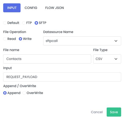 Sftp Connector Quickintegrate