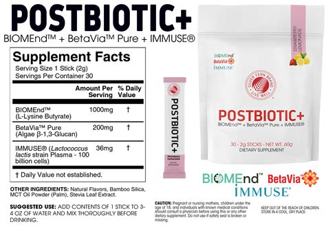 Postbiotic Gut And Immune Health Support Silver Fern™ Brand