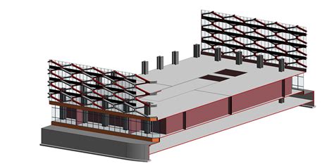 Administrative Building Revit Model Behance