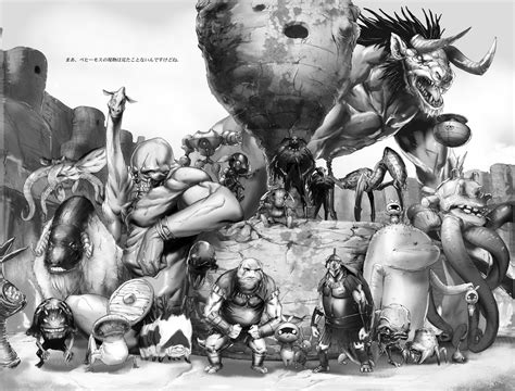 Mandragora Behemoth Goblin And Kraken Final Fantasy And 1 More