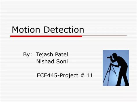 PPT Motion Detection PowerPoint Presentation Free Download ID