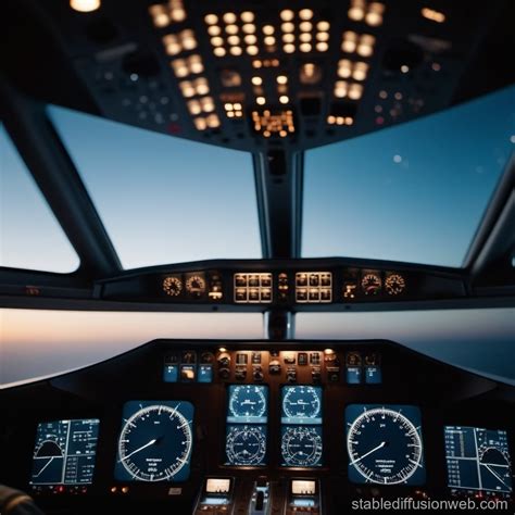 747 Cockpit Prompts Stable Diffusion Online