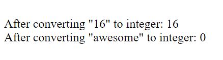 How To Convert String To Integer In JavaScript