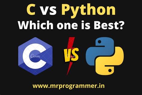 C Vs Python Programming Difference Between C And Python Mr Programmer
