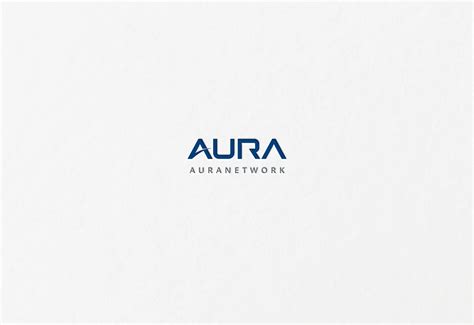 아우라네트워크 로고 로고 디자인 포트폴리오 크몽
