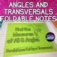 Parallel Lines Transversals And Angles Foldable Notes By Idea Galaxy