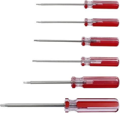 Fixinus 6 Pieces Triangle Screwdriver Set Magnetic Screwdriver 18mm 20mm 23mm 2