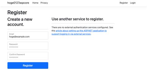 Aspnet Core で Aspnet Core Identity Provider For Amazon Cognito を使って Cognito ユーザープール認証機能を実装してみた