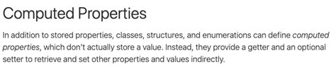 [ios swift] properties 연산 프로퍼티 computed property