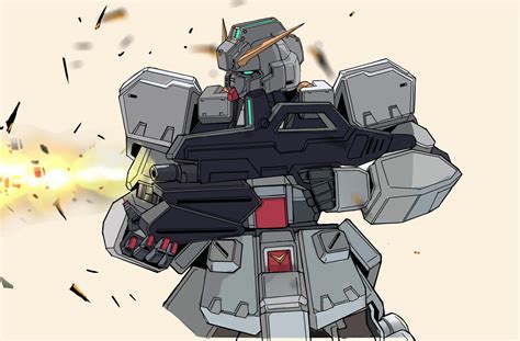 Gundam Tr 1 Hazel Gundam And 1 More Drawn By Huojiwu Danbooru