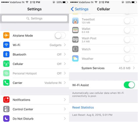 IOS S Wi Fi Assist Can Lead To Massive Mobile Internet Bills Technology News