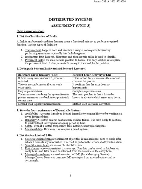 dsys assignment unit 3 pdf