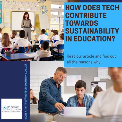 How To Use Tech To Make Your School More Sustainable Protech Solutions Ltd Security Audio