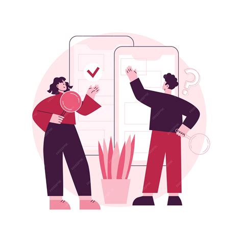 Premium Vector Usability Testing Abstract Concept Vector Illustration